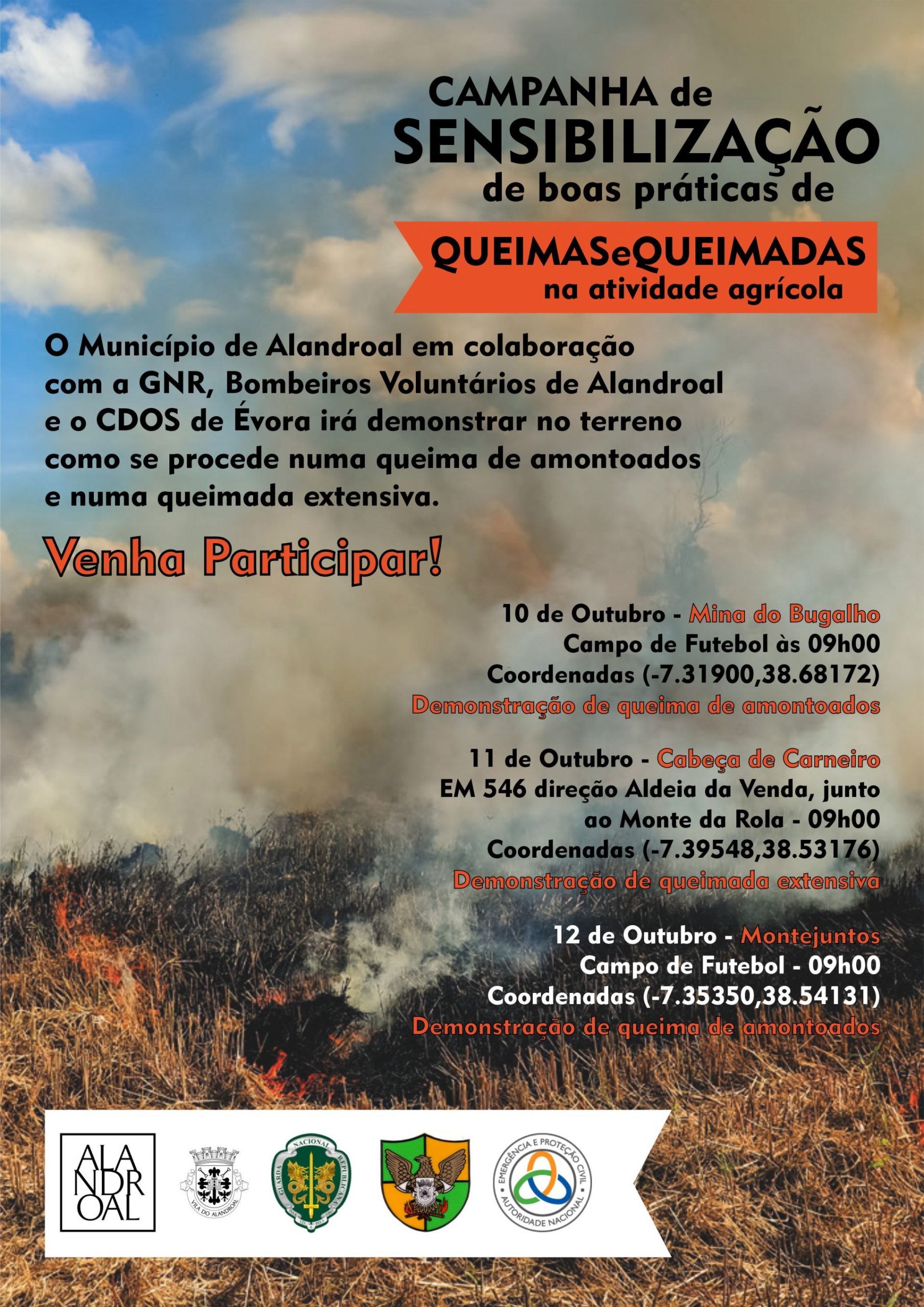 Campanha e sensibilização de boas práticas de queimas e queimadas na ...